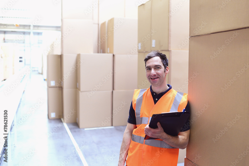 Facharbeiter in der Logistikbranche // workmen shipping Stock-Foto ...