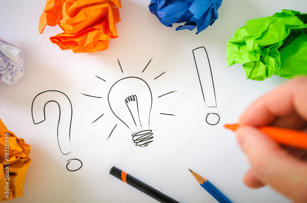 Eine Idee haben Stock-Foto | Adobe Stock