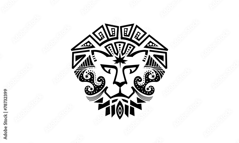 Polynesian Tribal Lion