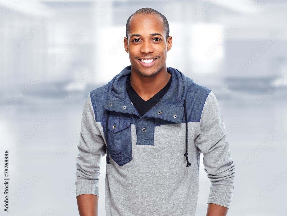 Afro american man portrait. Stock Photo | Adobe Stock