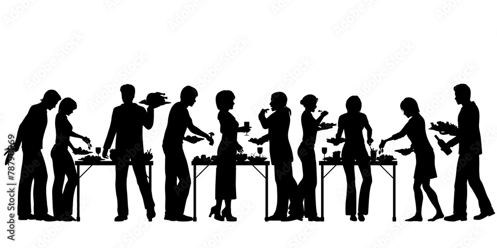 Buffet Stock Vector | Adobe Stock