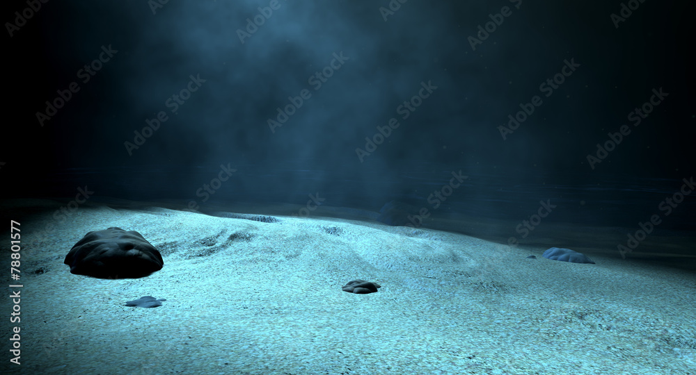 Underwater Sea Floor Stock Illustration | Adobe Stock