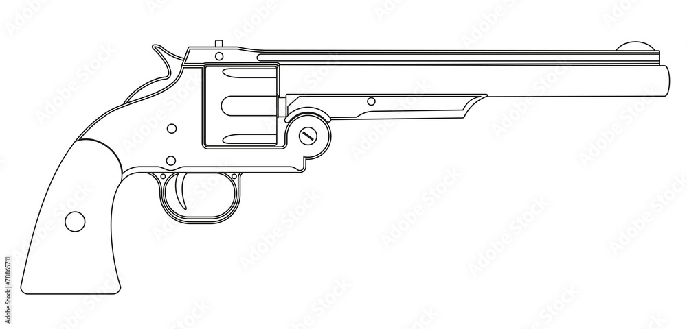 revolver Stock Illustration | Adobe Stock