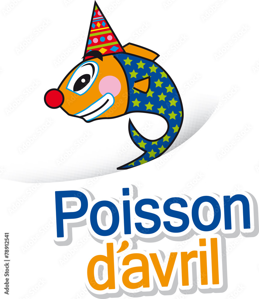 Vecteur Stock POISSON AVRIL B | Adobe Stock