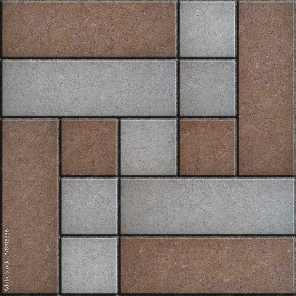 Decorative Slabs Paving. Seamless Texture. Stock Illustration | Adobe Stock