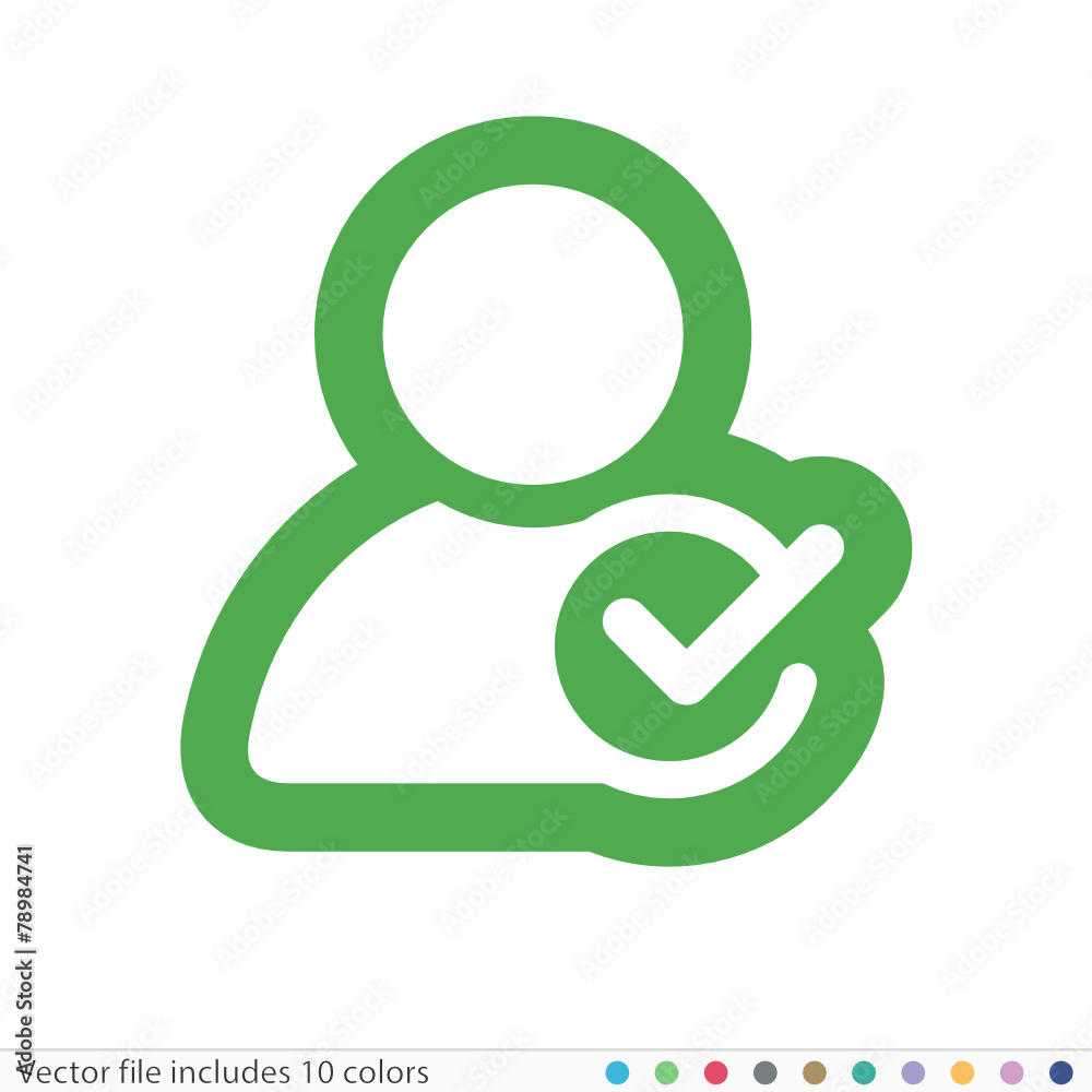 Sticker Icon - Vector file includes all colors Stock Vector | Adobe Stock