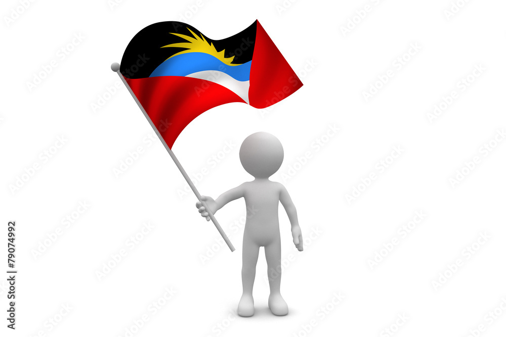 Antigua Flag Stock Illustration | Adobe Stock