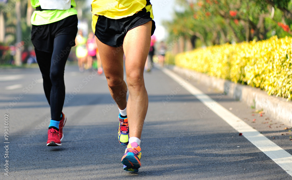 Marathon Runners Legs