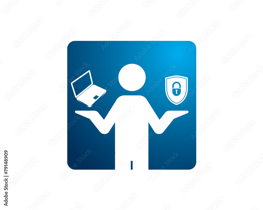 internet safety logo icon signage Stock Vector | Adobe Stock