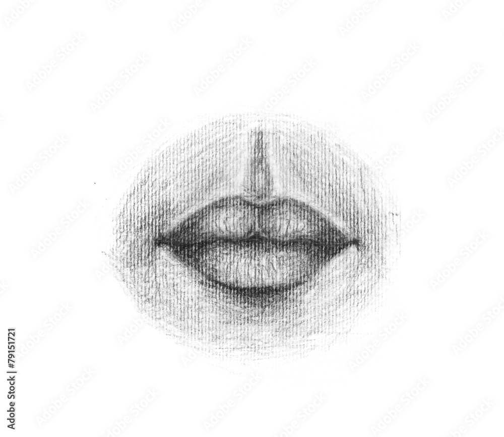 Easy Pencil Drawings Of Lips