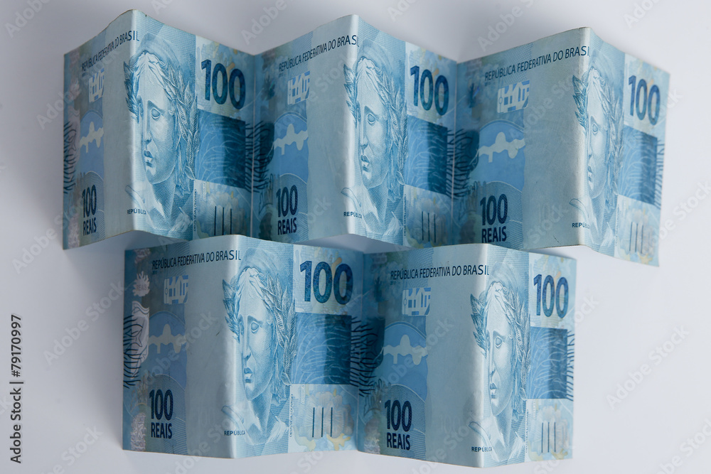 Brazilian notes, cédulas brasileiras 0039 Stock-Foto | Adobe Stock