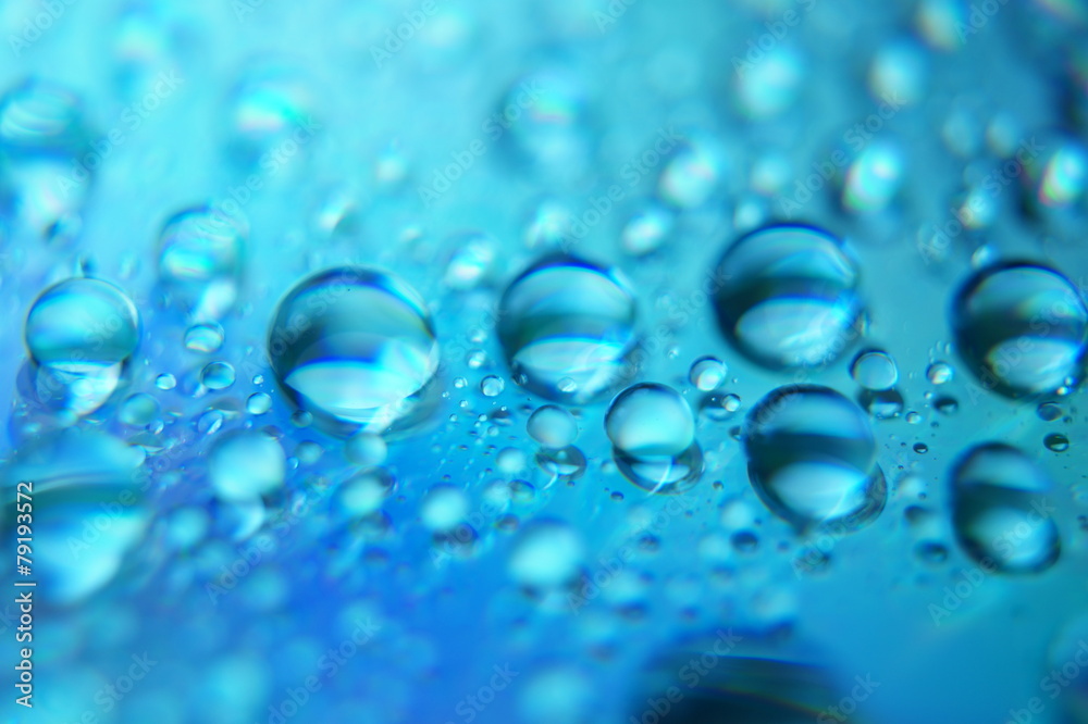 blaue Tropfen Stock Photo | Adobe Stock