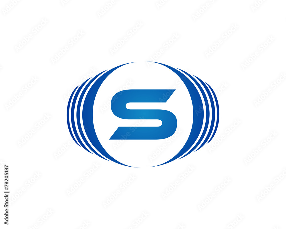 Soundwave Letter "S" (100% Editable) Stock Vector | Adobe Stock