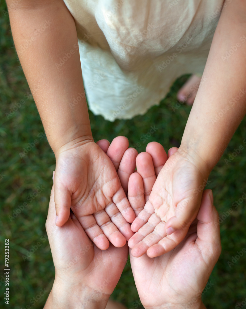 Child showing hands Stock Photo | Adobe Stock