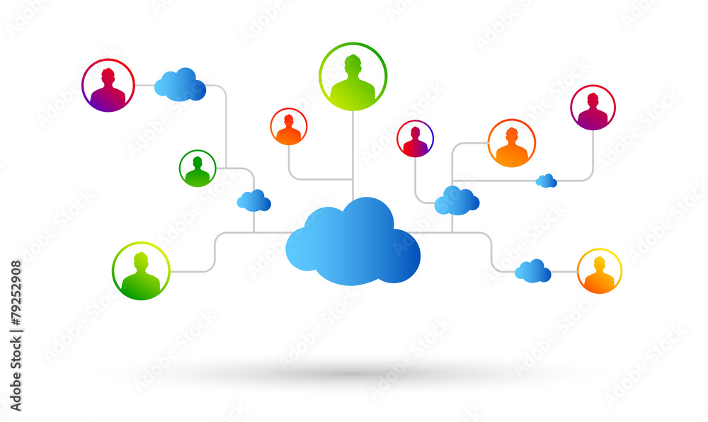 discussione, dialogo, community colori Stock Vector | Adobe Stock