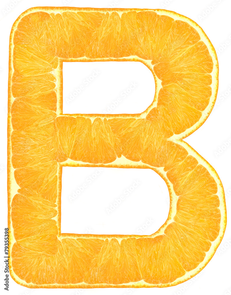 Orange B Stock-Foto | Adobe Stock