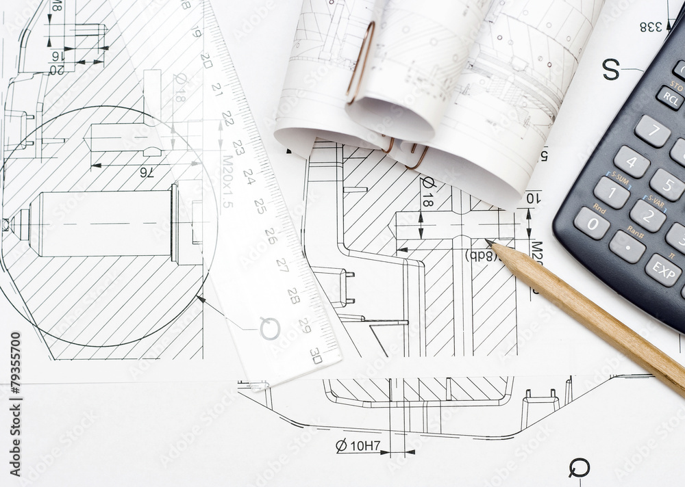 Technical Drawing Stock Photo | Adobe Stock