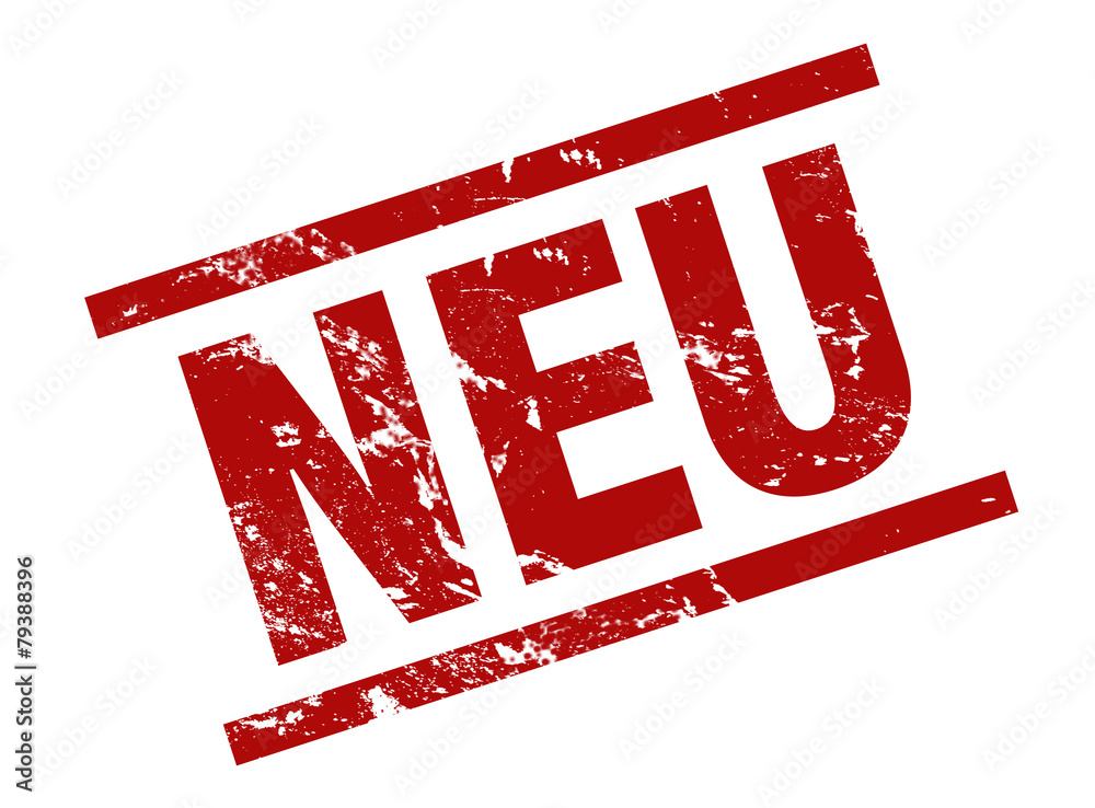 Stempel Grunge rot jetzt Neu Stock Illustration | Adobe Stock