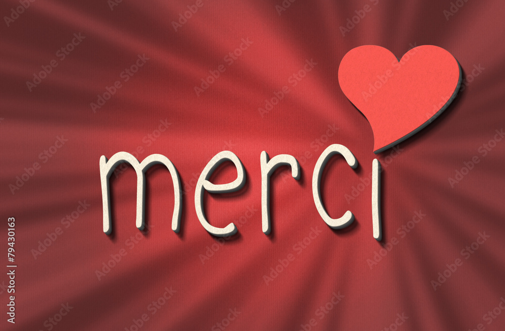 Merci Herz P. Stock Illustration | Adobe Stock