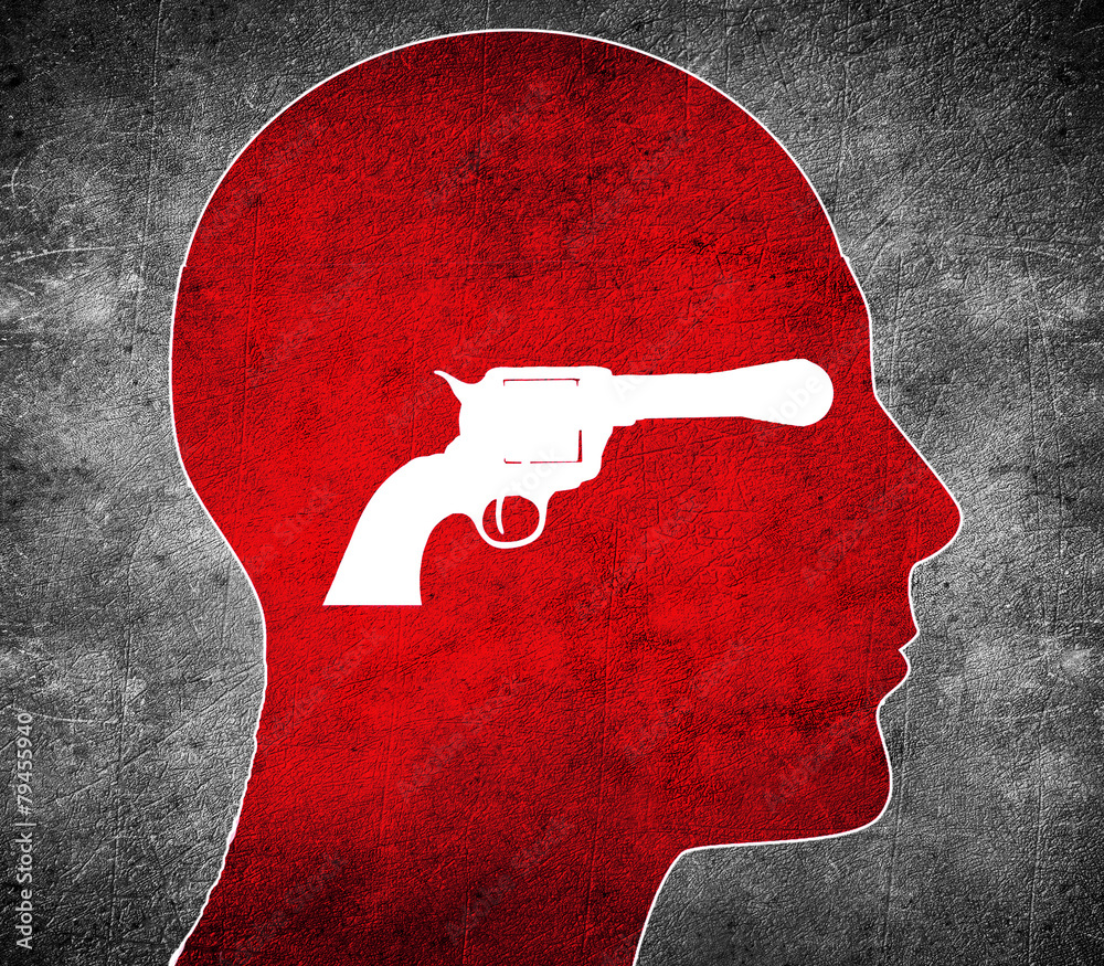 Gun To Head Silhouette