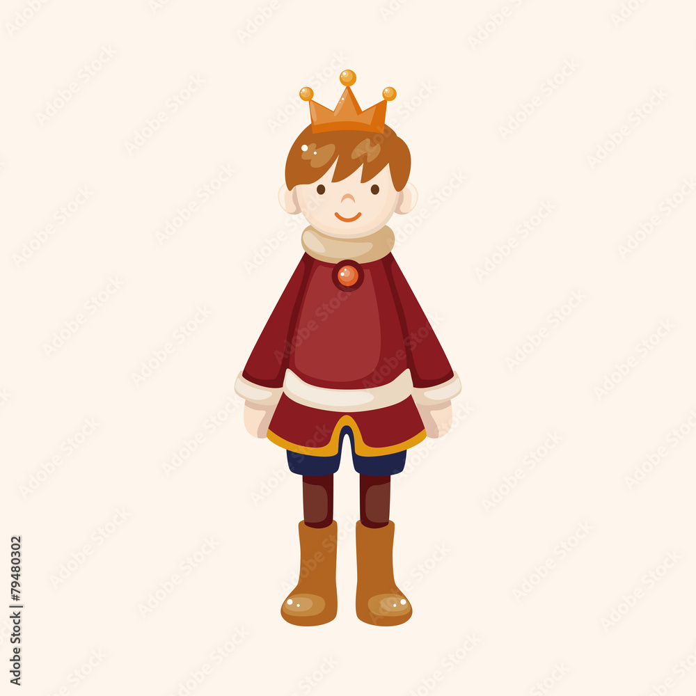 Royal theme prince elements vector,eps Stock Vector | Adobe Stock