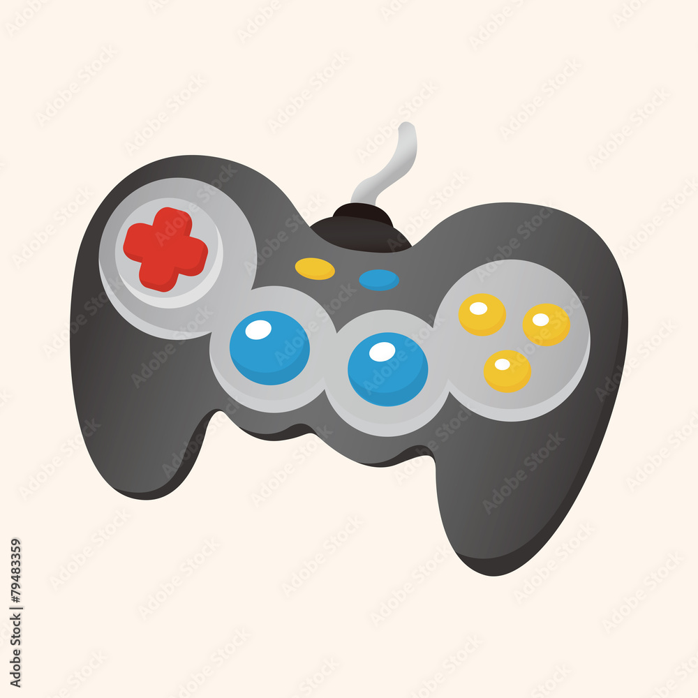 game control theme elements Stock Vector | Adobe Stock