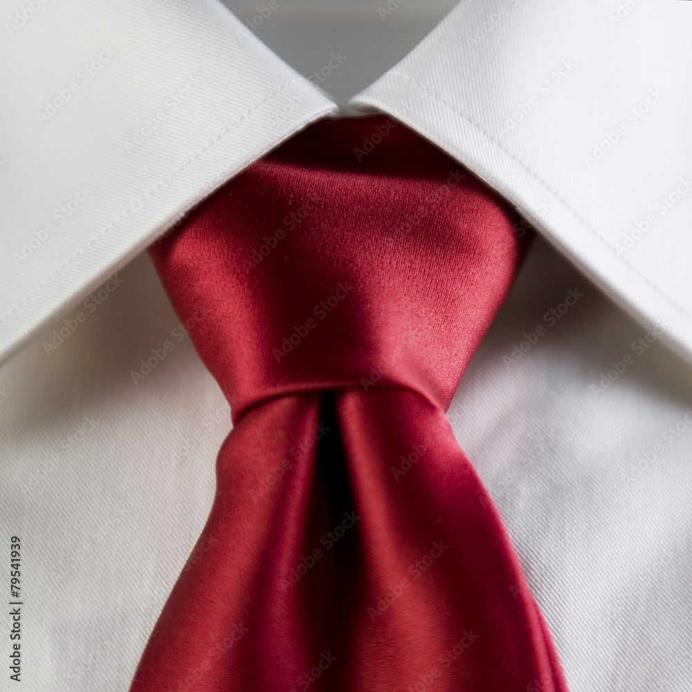 red tie Stock Photo | Adobe Stock