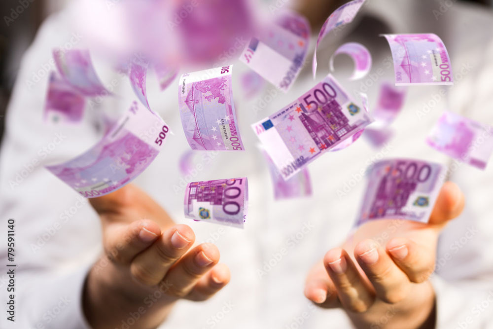 geldregen Stock-Foto | Adobe Stock