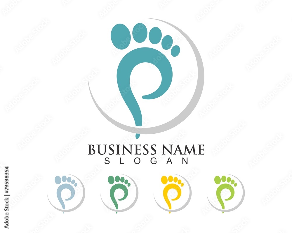 podiatry foot logo 57 Stock Vector | Adobe Stock