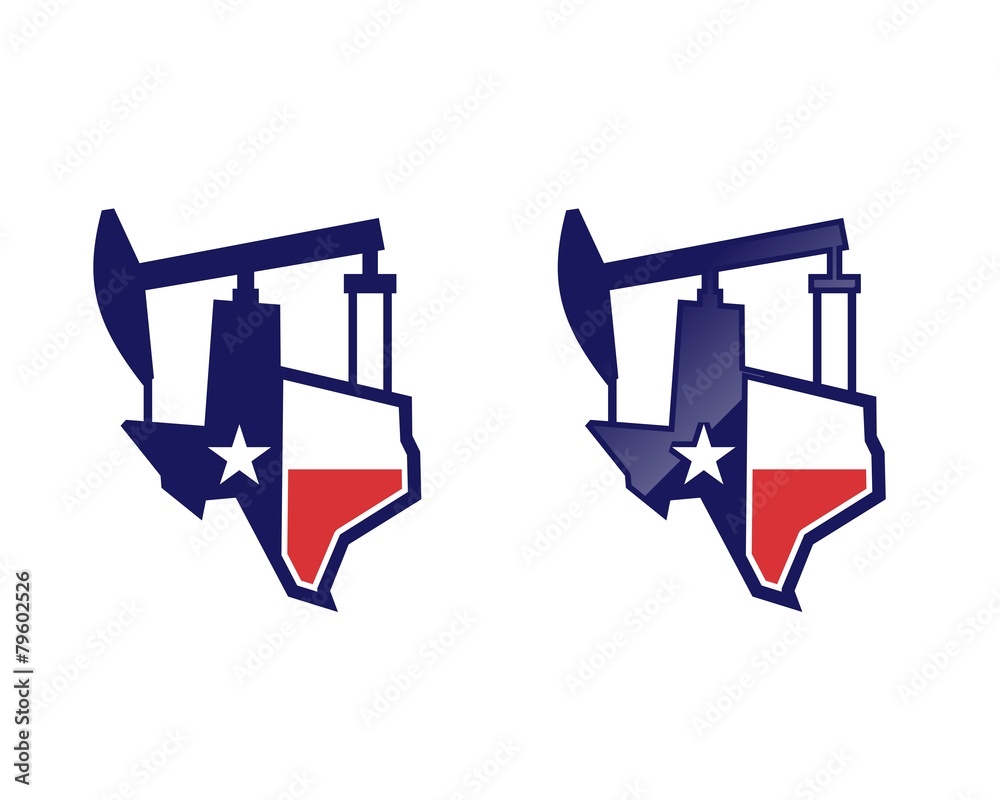 texas oil drilling logo template 69 Stock Vector | Adobe Stock