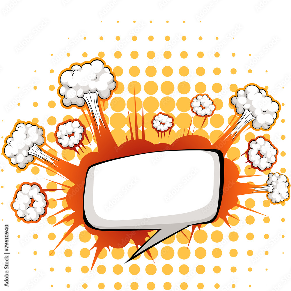 Comic balloon Stock Vector | Adobe Stock