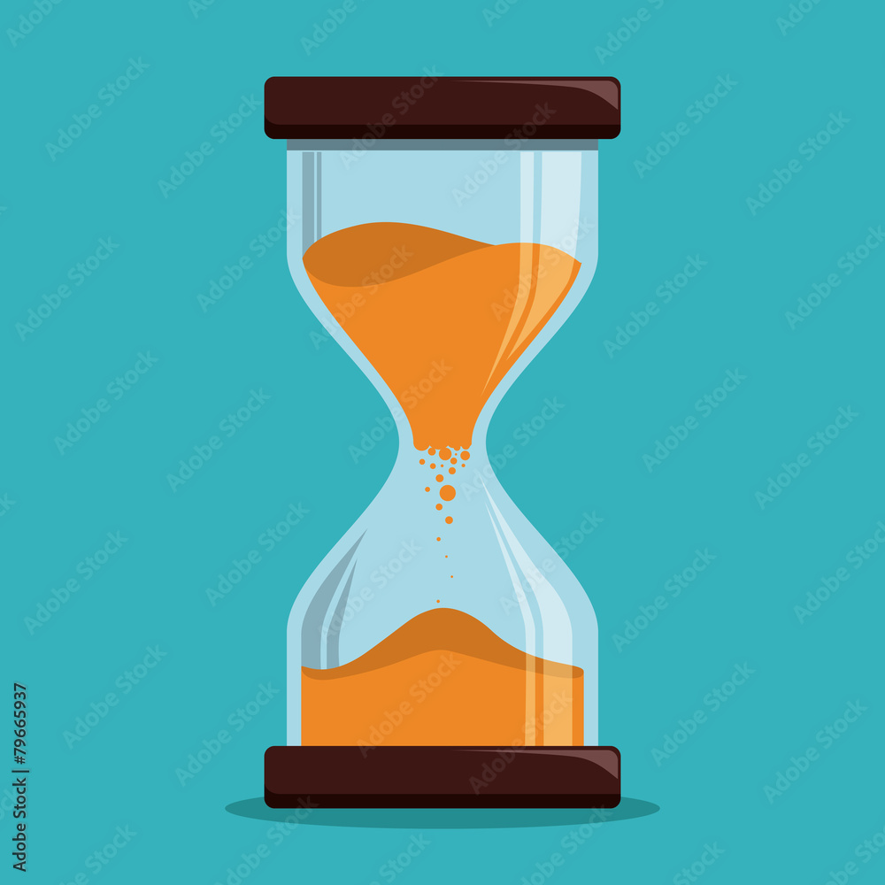 Time design, vector illustration. Stock Vector | Adobe Stock