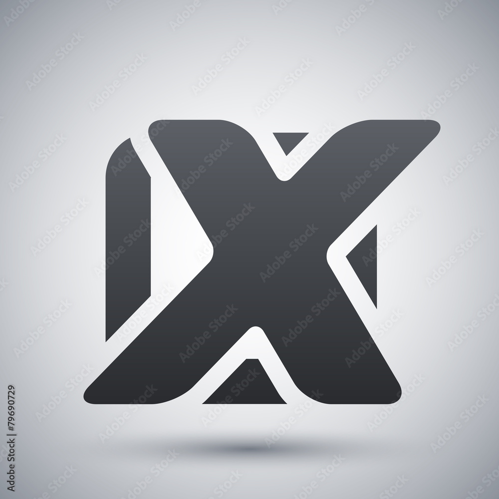 Vector cross check box icon Stock Vector | Adobe Stock
