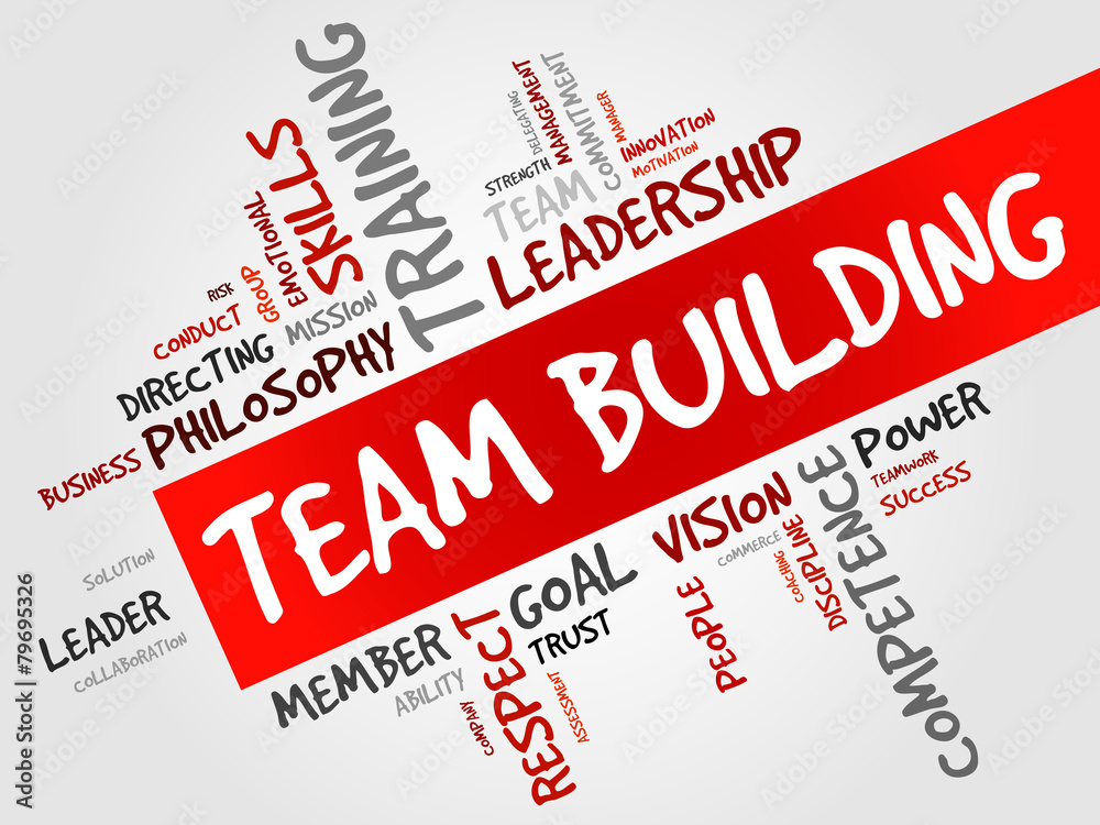 TEAM BUILDING word cloud, business concept Stock Vector | Adobe Stock