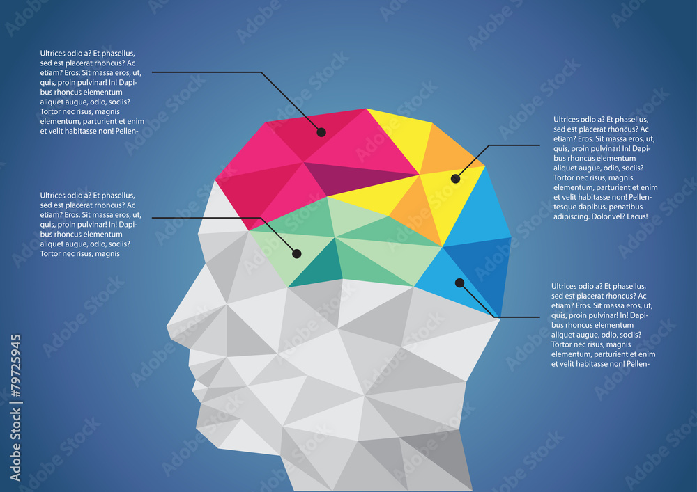 Brain Region Chart Art Stock Vector | Adobe Stock