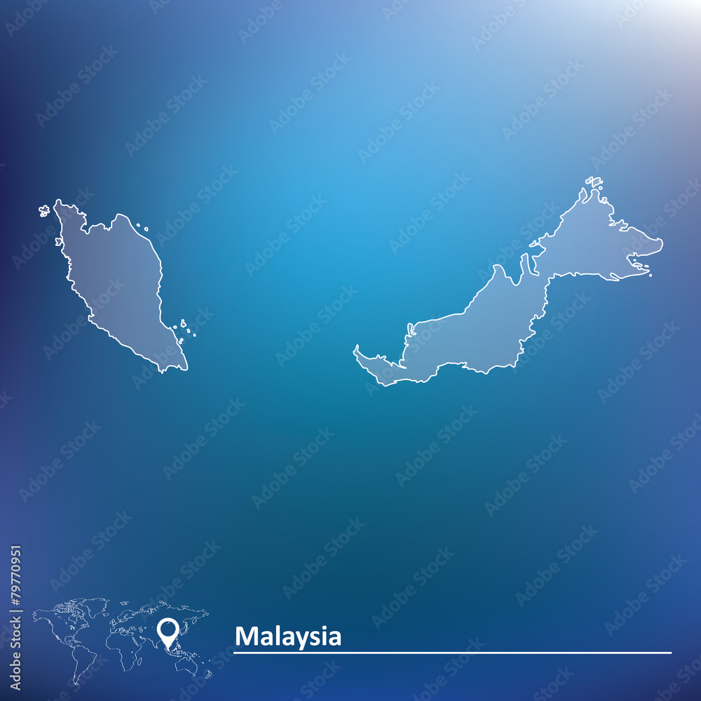 malaysia map location