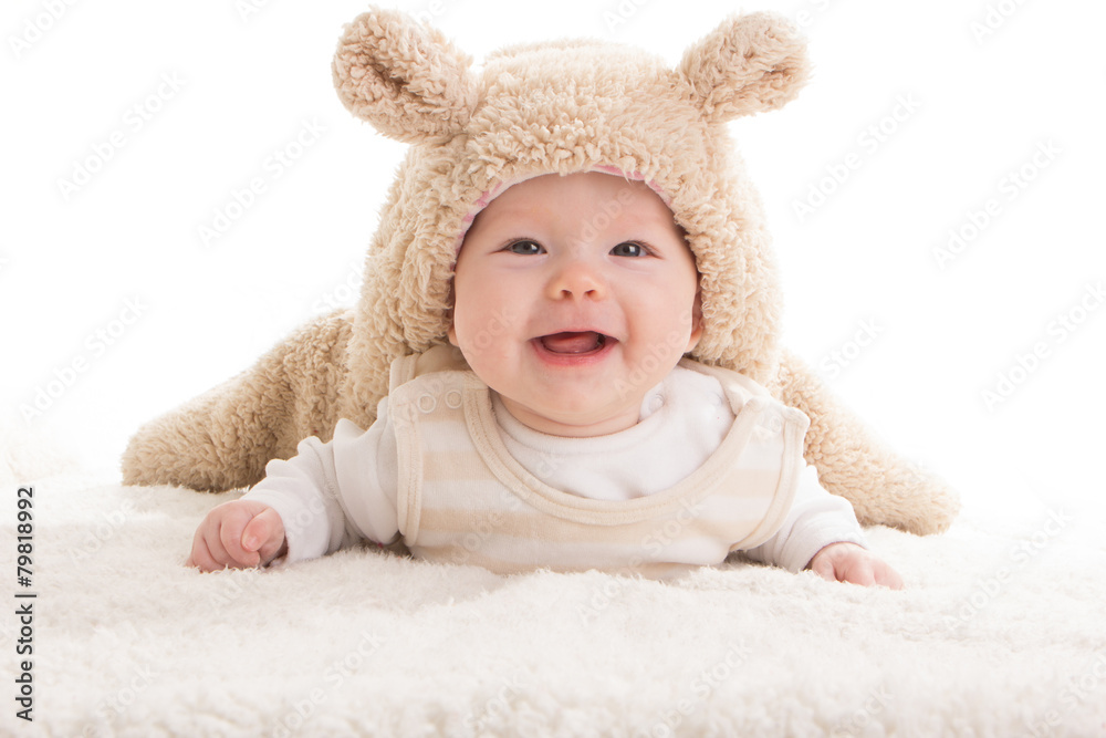Lachendes Baby Stock 写真 | Adobe Stock