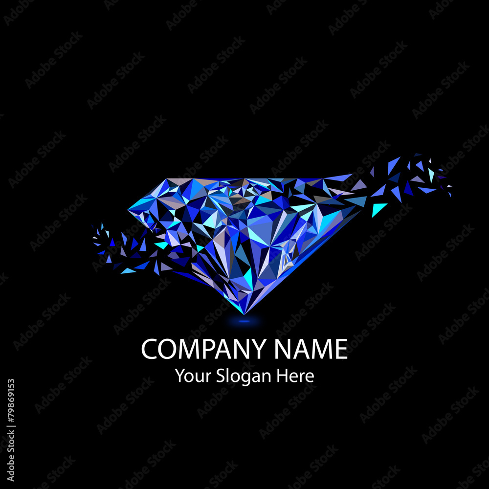 gems and jewellery logo Stock Vector | Adobe Stock