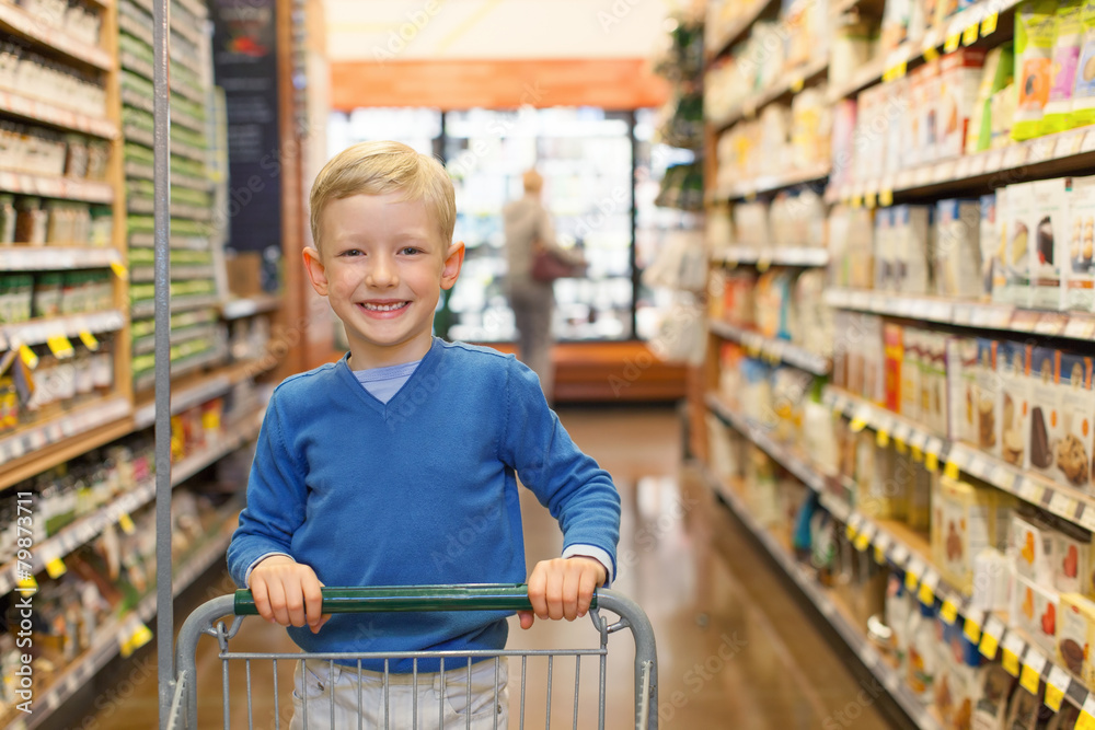 child shopping Stock Photo | Adobe Stock