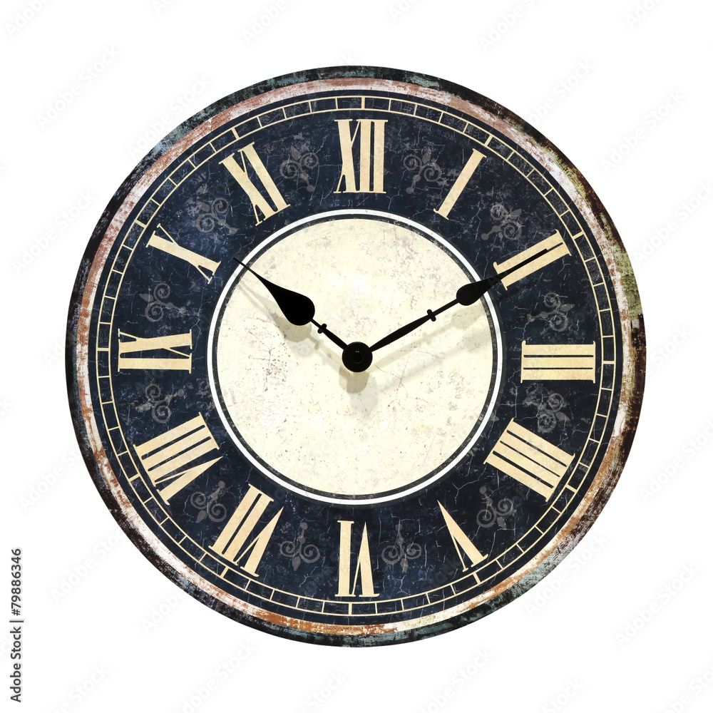 Retro clock Stock Photo | Adobe Stock