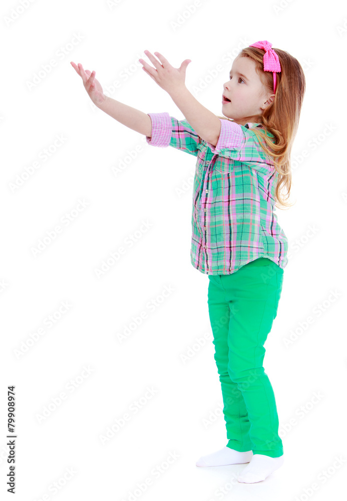 Child Standing Sideways