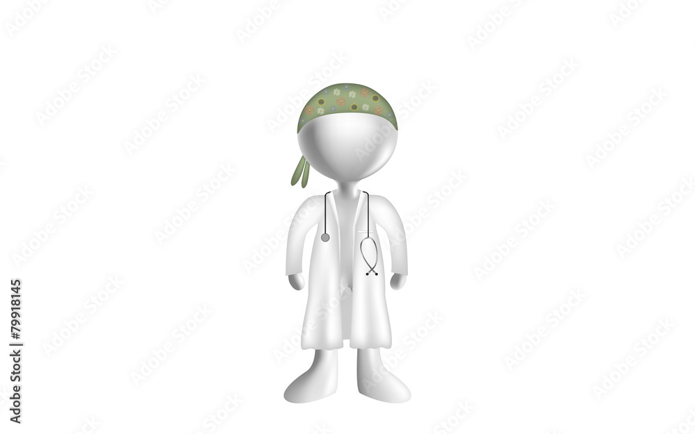 Monigote 3d medico vector de Stock | Adobe Stock