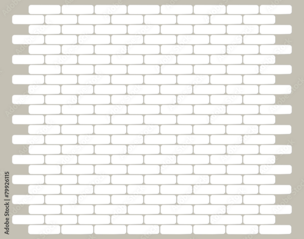 White brick wall Stock Vector | Adobe Stock