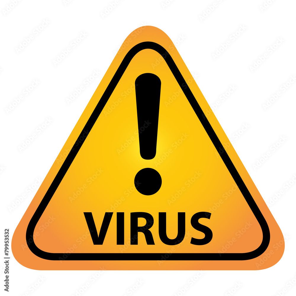 Virus sign Stock Vector | Adobe Stock