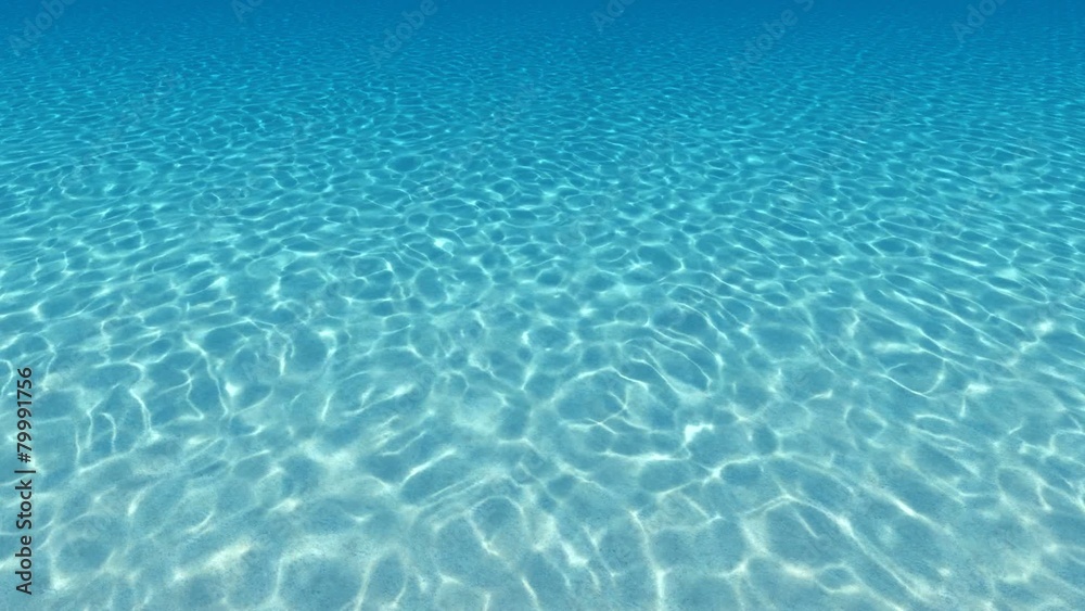 High quality Looping animation of ocean waves from underwater with ...