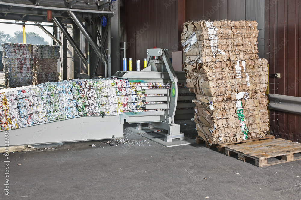 residual waste recycling Stock Photo | Adobe Stock