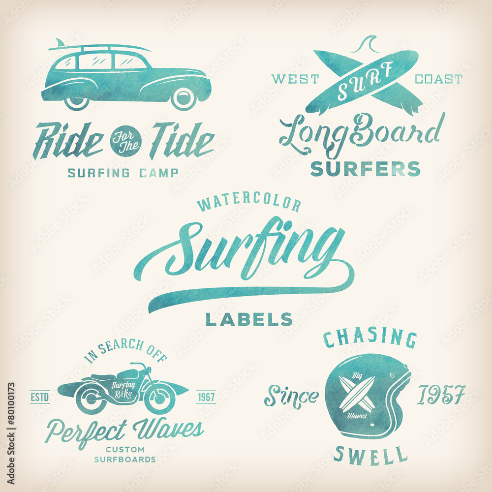 Surfing Designer Labels