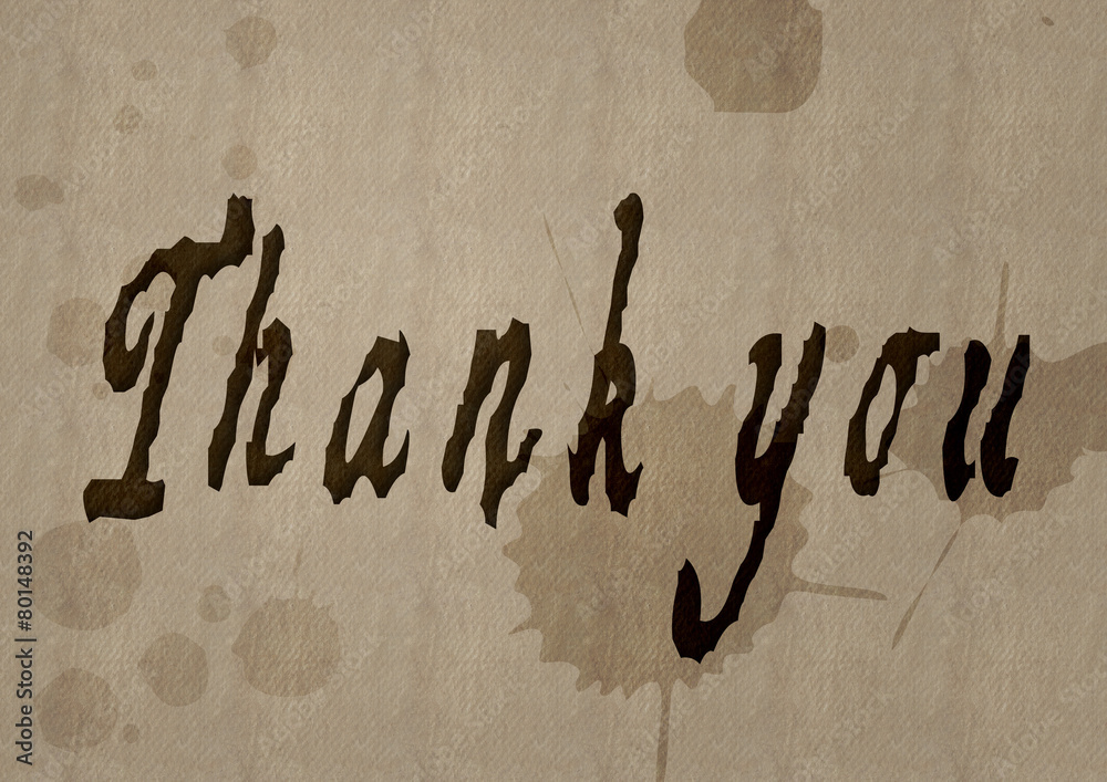 Thank you Stock Illustration | Adobe Stock