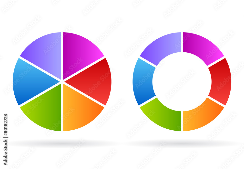 Six part cycle diagram Stock Vector | Adobe Stock