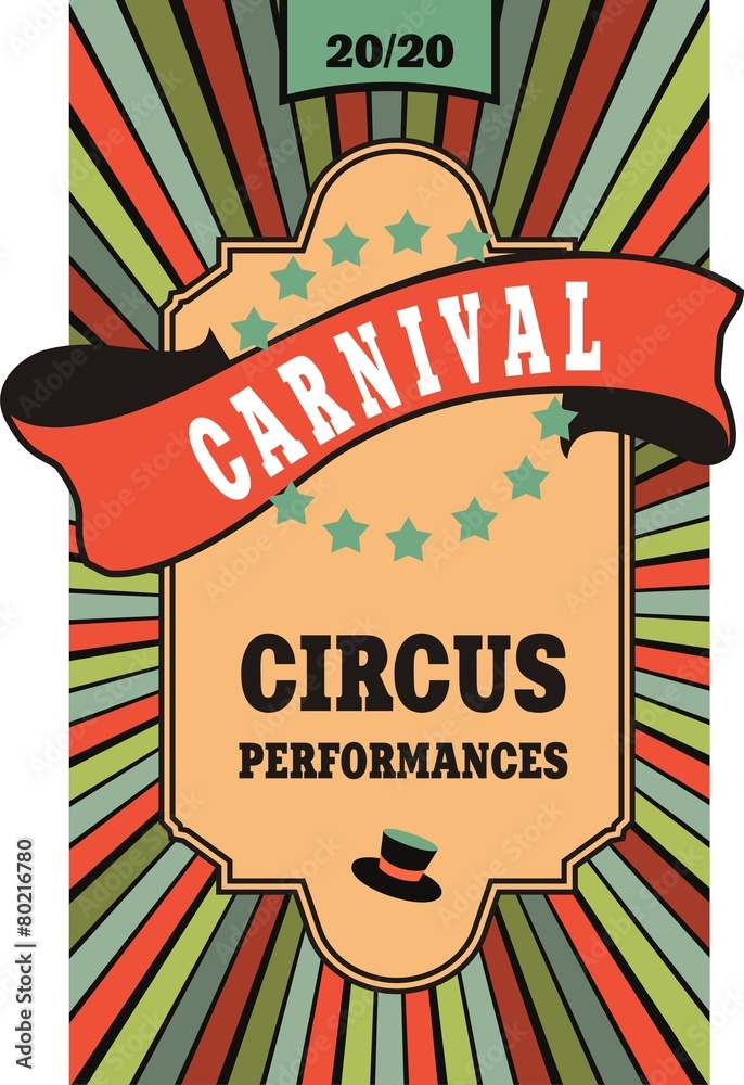 circus poster Stock Vector | Adobe Stock